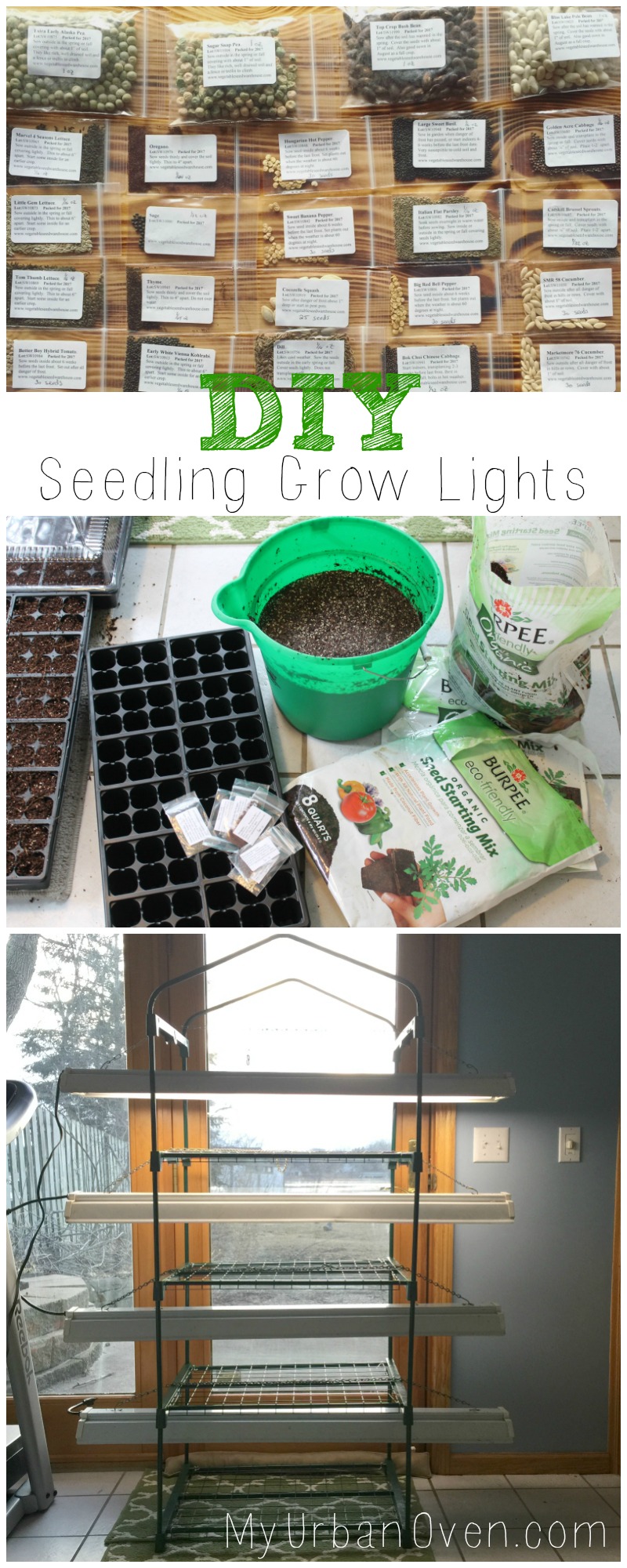 DIY Grow Light System for Seedlings – My Urban Oven